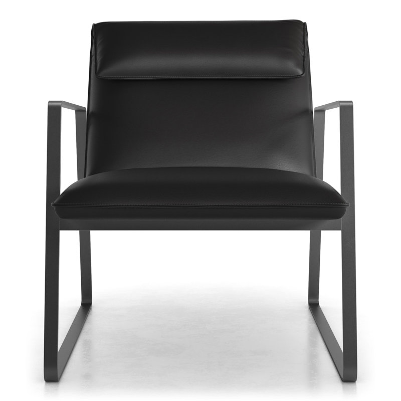 Wayfair black leather chair store